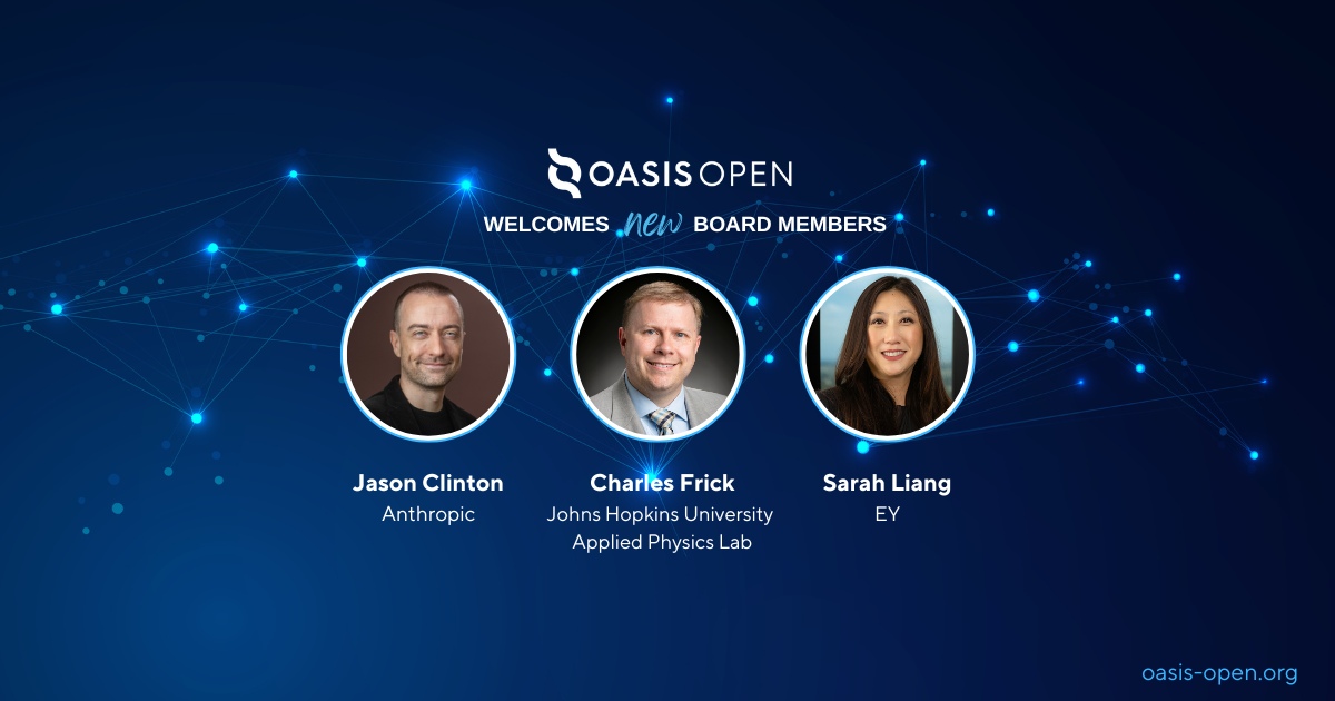 Anthropic, EY, and Johns Hopkins APL Executives Elected to OASIS Board to Drive Open Development ...